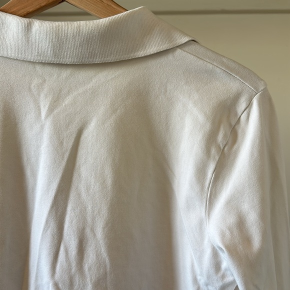 Burberry | Tops | Vintage New Burberry Nova Check Polo Oxford Half Placket Button Down Blouse ...